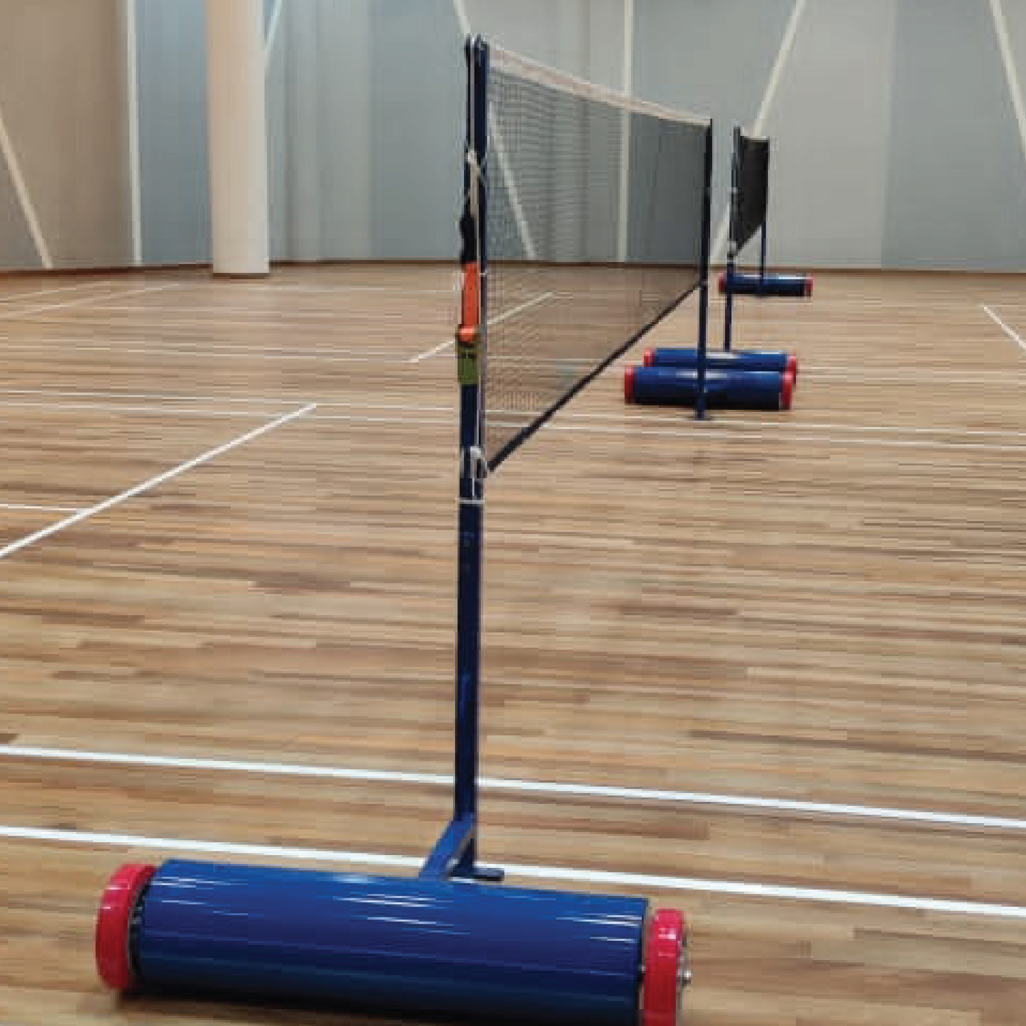 Badminton Post Mobile Version ‘BWF’ 70kg (Blue Spray Coated ...